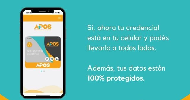 APOS implementa la credencial digital por medio de una aplicación ...